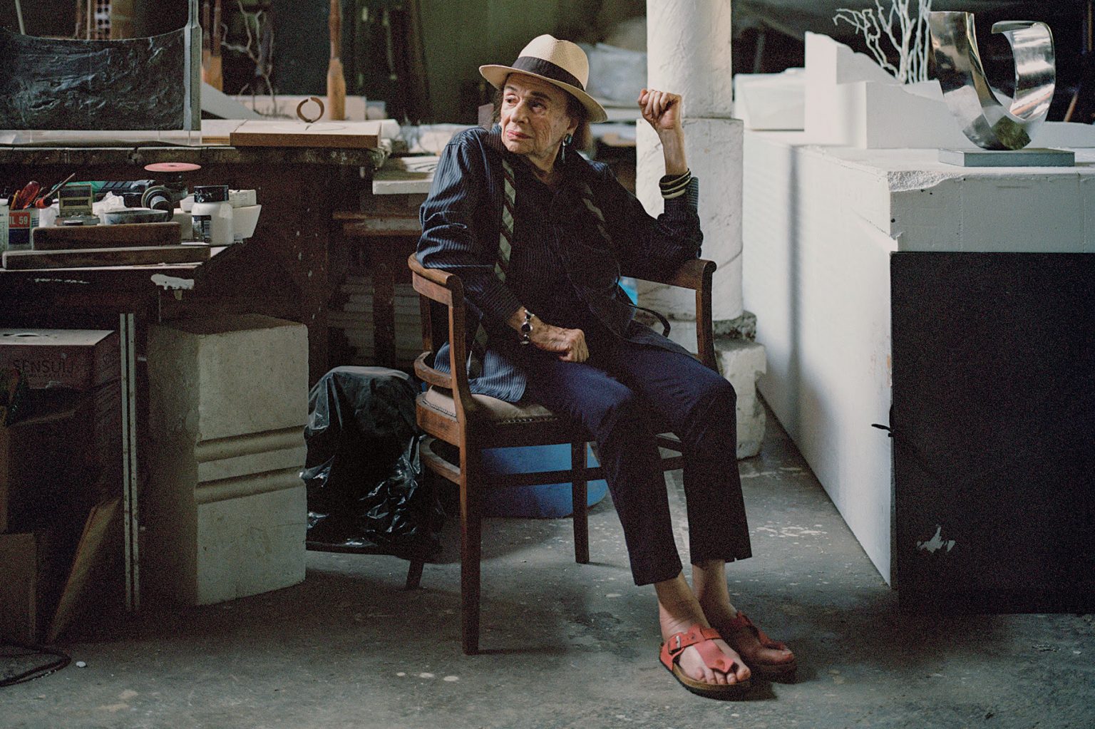 Beverly Pepper, scultrice americana di casa a Todi, RIP.